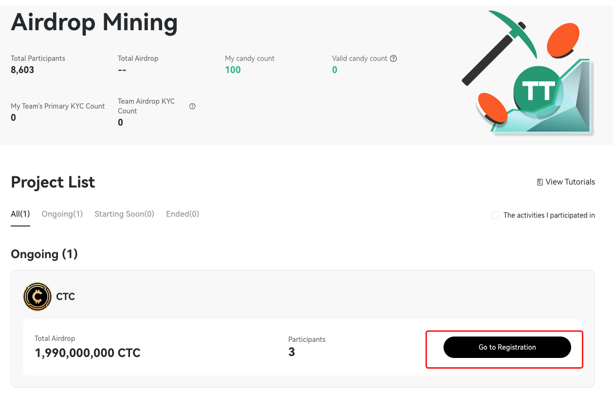 Tutorial on How to Participate in the CTC Airdrop Mining Campaign ...